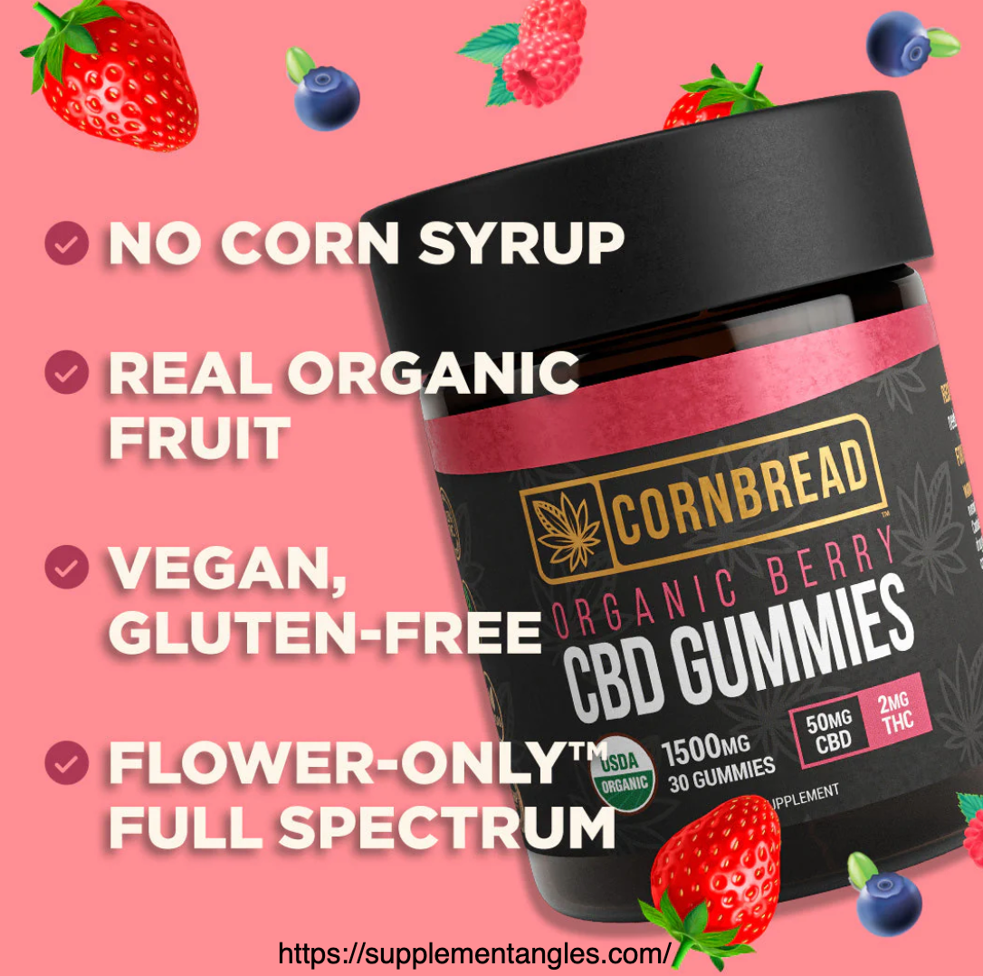 Cornbread Hemp Berry CBD Gummies Full-Spectrum Formula!